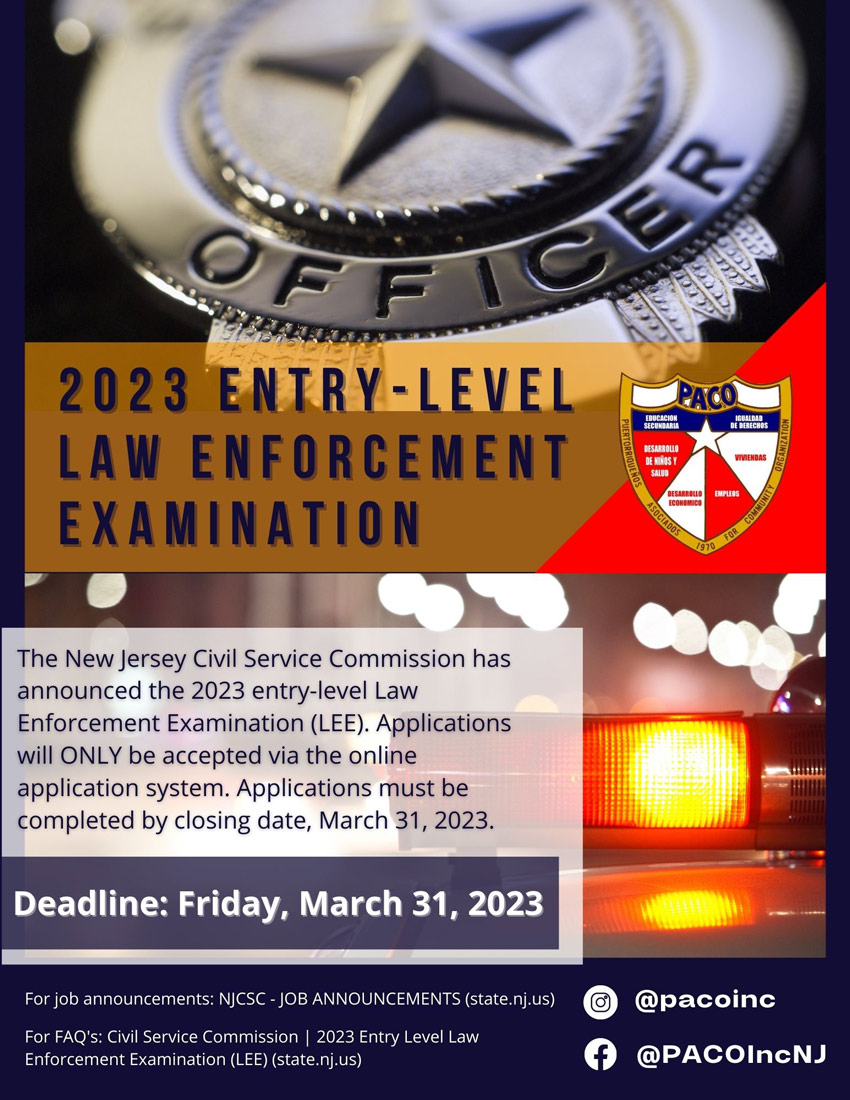 Law Enforcement Recruitment - PACO | Puertorriquenos Asociados For ...